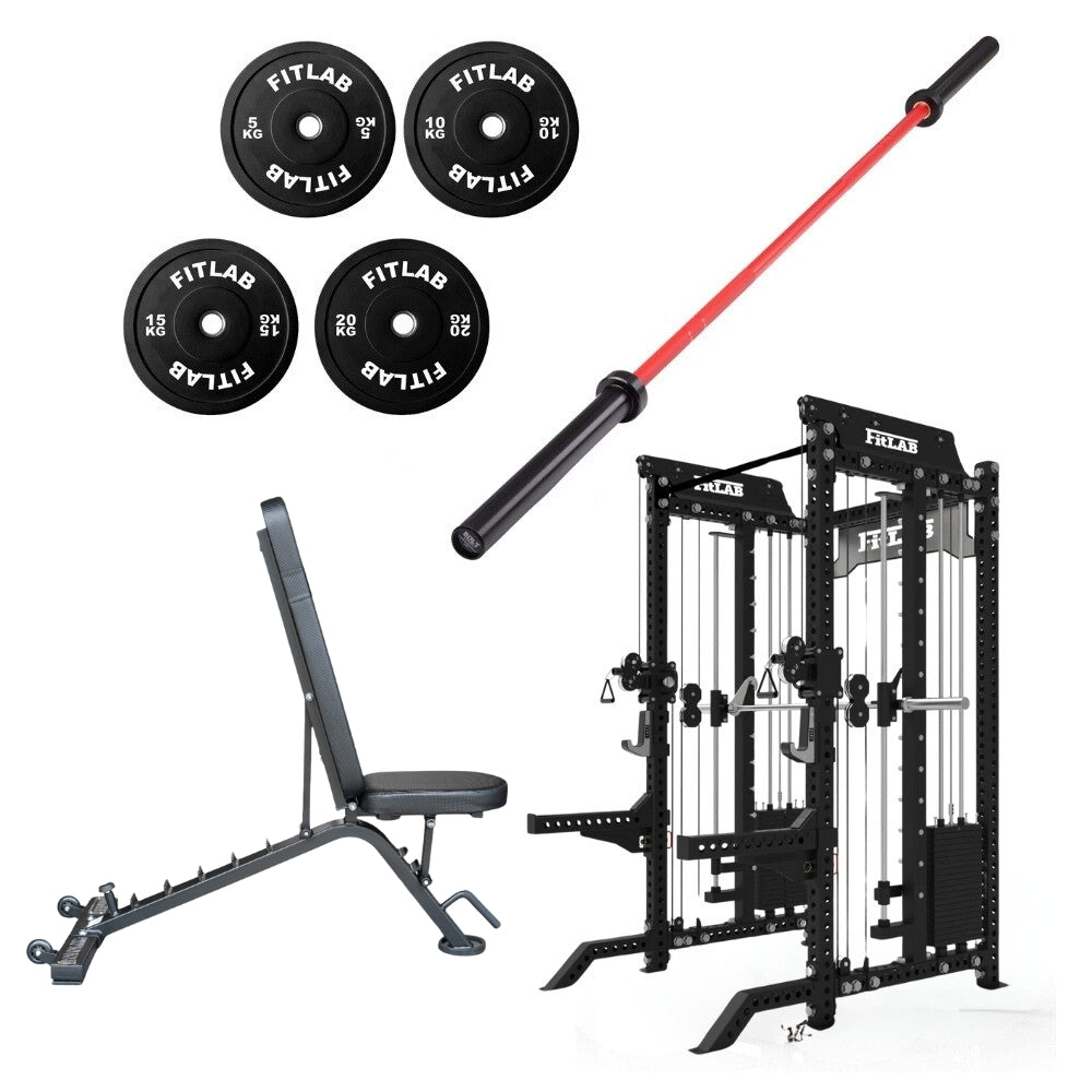 FITLAB Multi Gym with Leg Press - Home & Commercial Gym Station | Elite ...